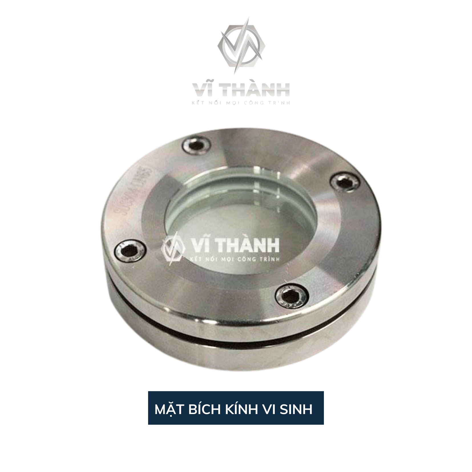 Kính Quan Sát Nắp Bồn Mặt Bích 304, 316L - Tân Trường Giang